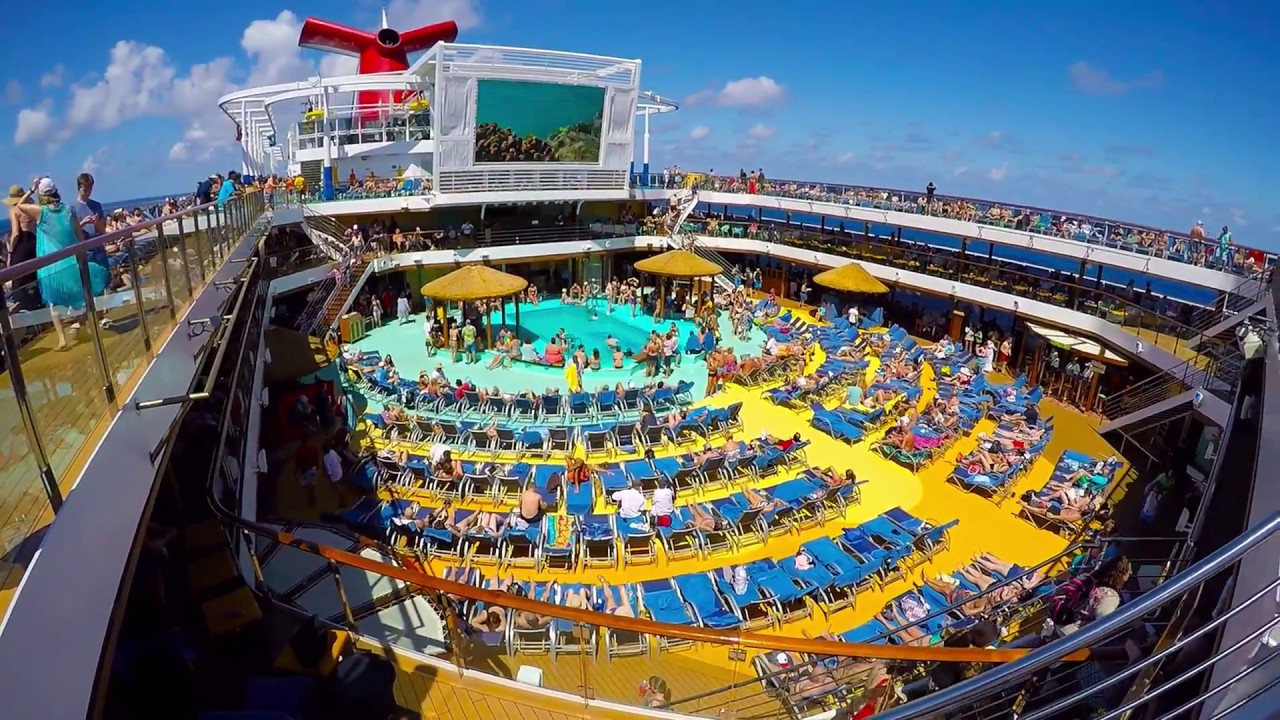 Carnival Vista Spring Break Cruise - Sea Day 1 - YouTube