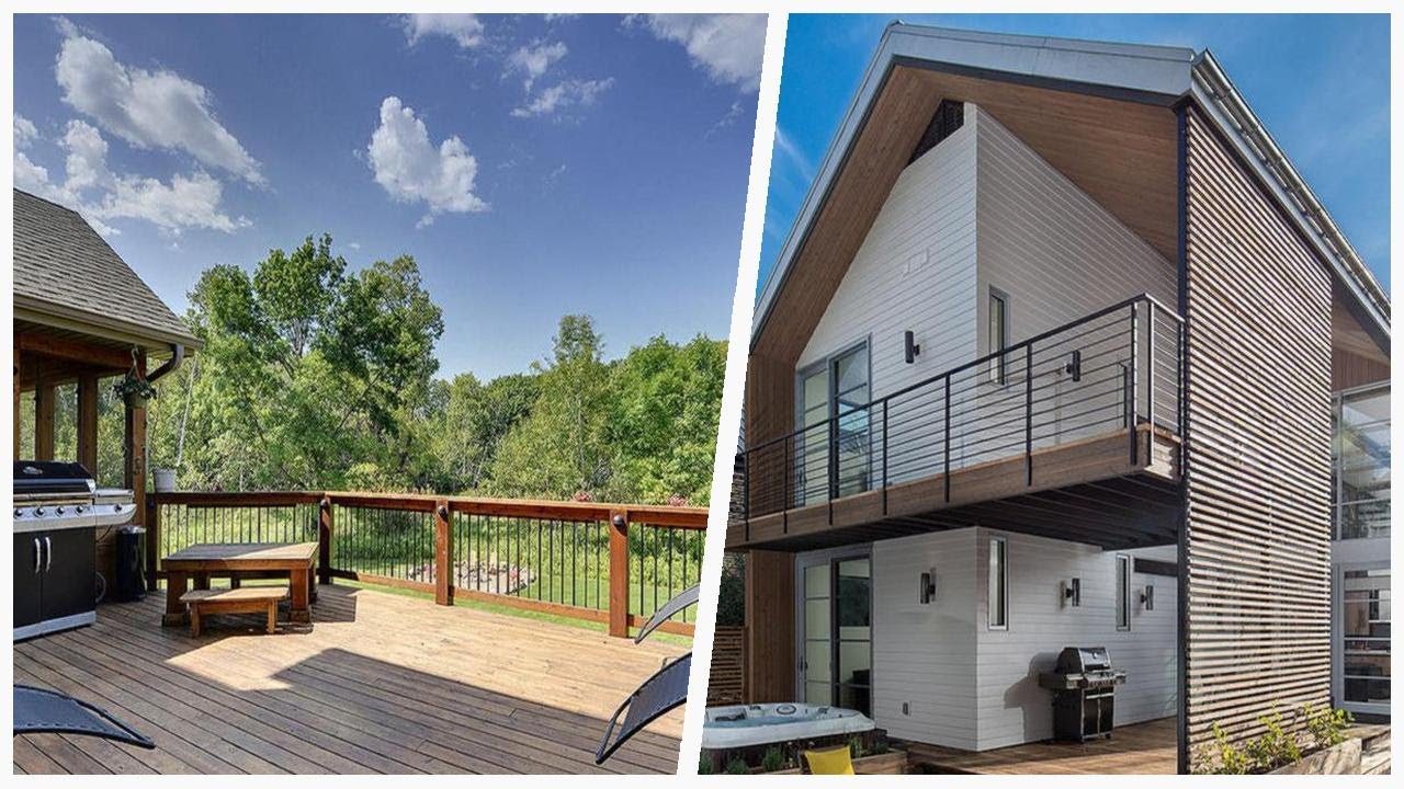 75 Blue Patio With Decking Design Ideas You'll Love 😊 - YouTube