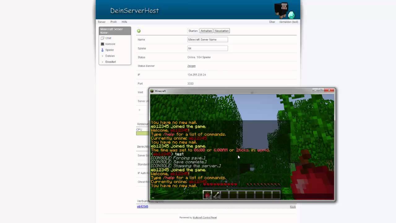 DeinServerHost - Minecraft GameServer günstig mieten - YouTube