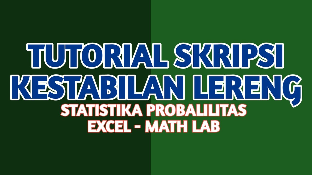 STATISTIKA MATH LAB - YouTube