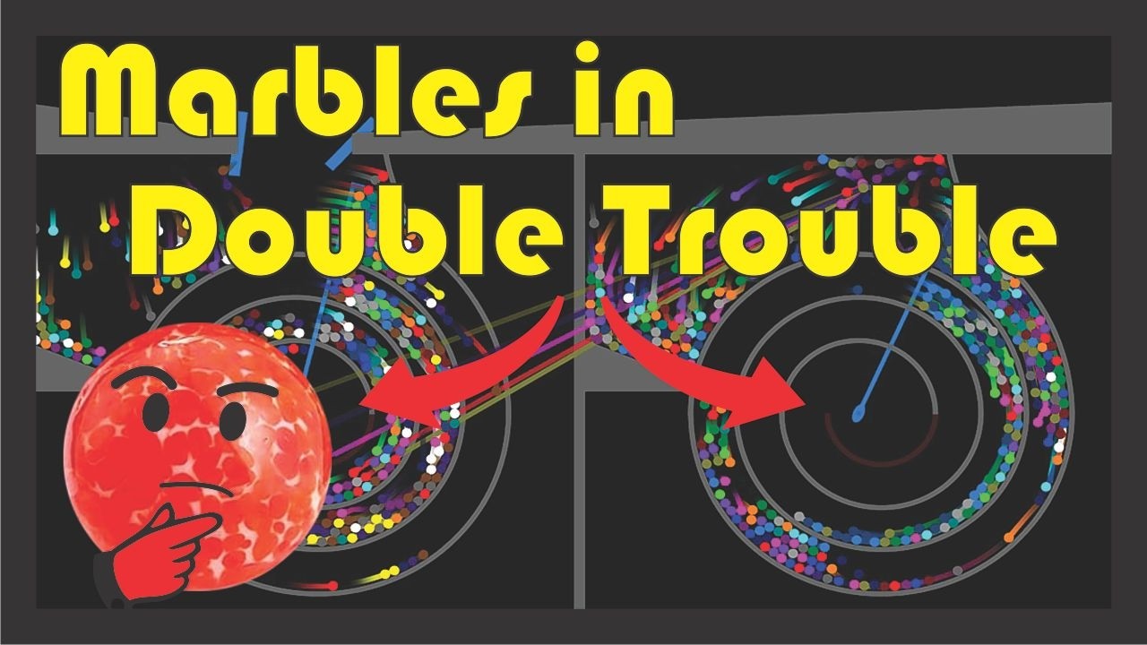 Marbles in double trouble try to win. - YouTube