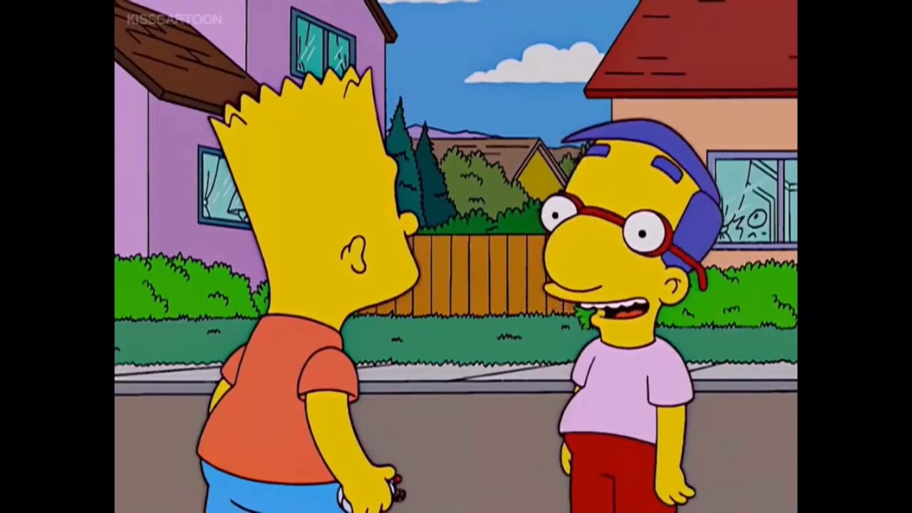 Bart and his friend stop time - YouTube