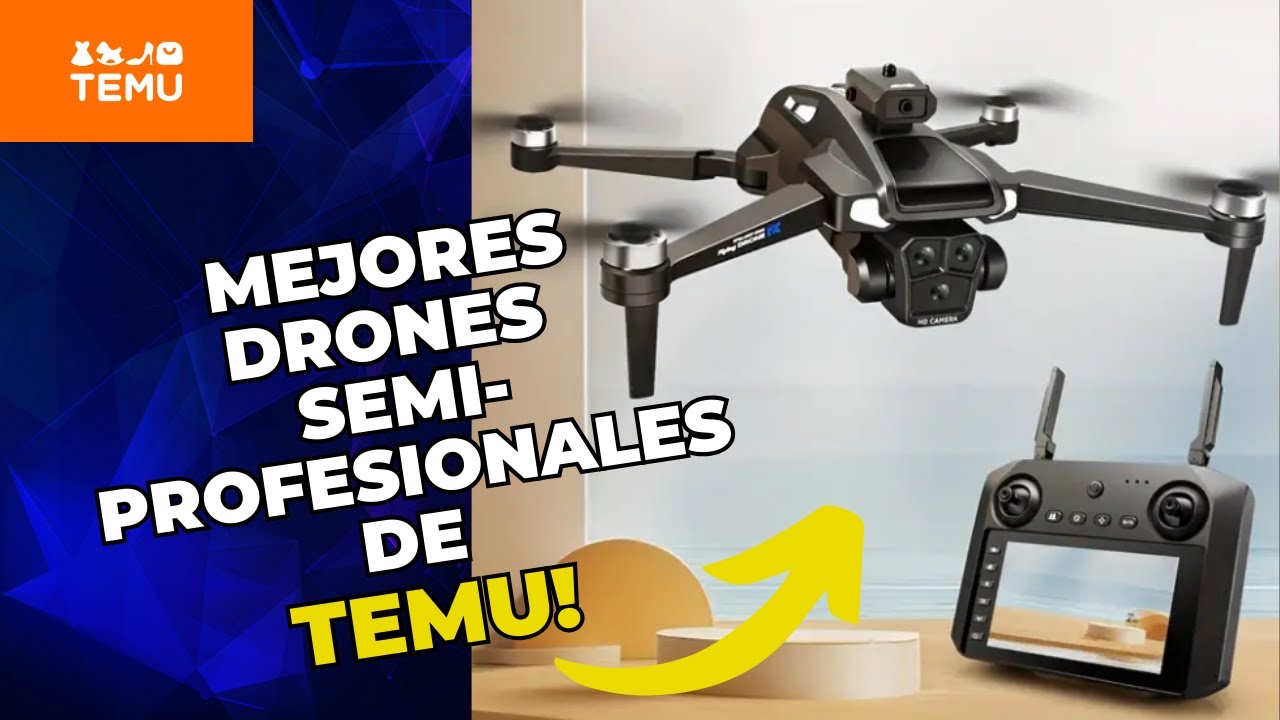 Top 5 - Mejores drones de Temu para toda Latinoamérica 2025 - YouTube
