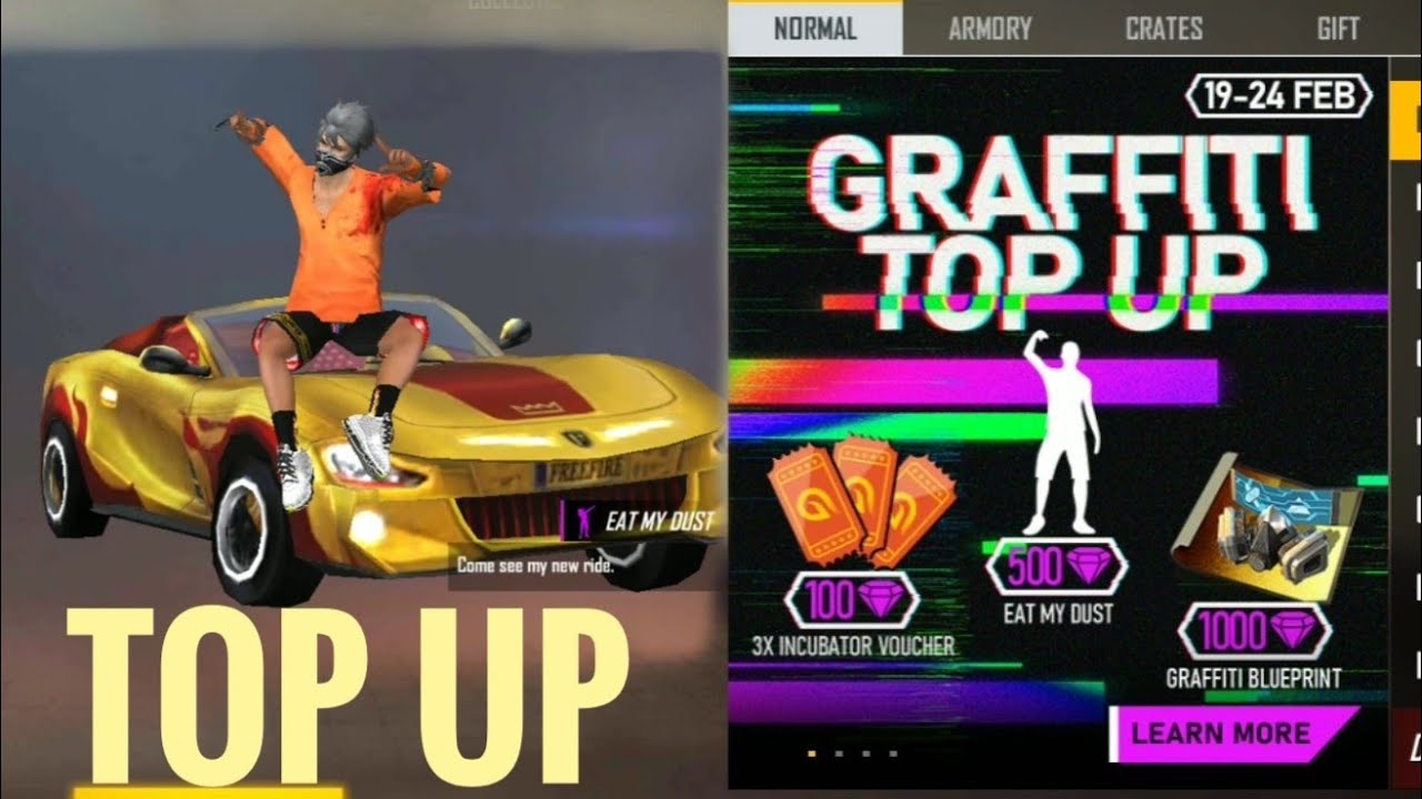 New car emote will come , fast top up now in free fire - YouTube