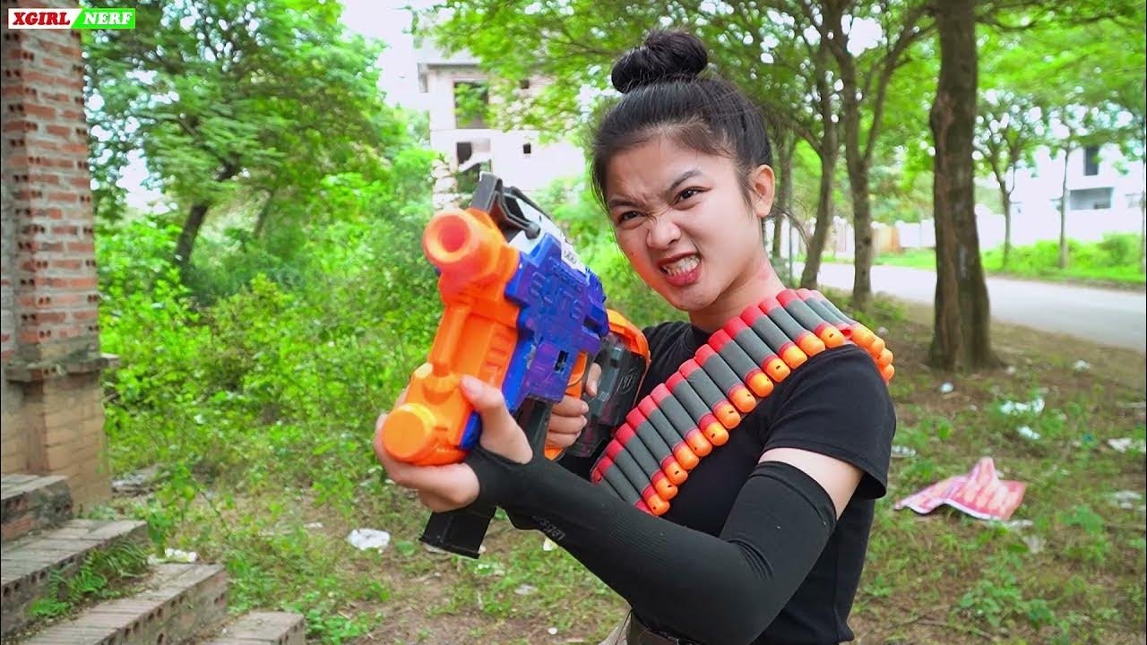 Xgirl Nerf Films:Episodes S.W.A.T Attack Nerf & SEAL X Girl Nerf Guns Battle Fight Group ...