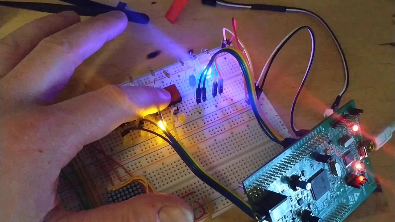 STM32F4 GPIO in assembly - YouTube