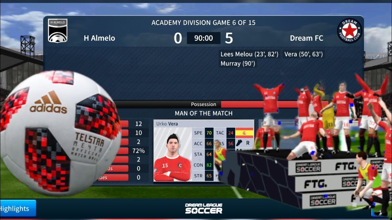 Dream League Soccer 2023| Winning the European Champions League in ...