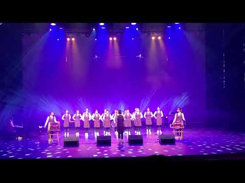청주여중 3-5 천개의바람+아름다운나라+홀로아리랑 합창 / 충청북도 청소년행복 축제