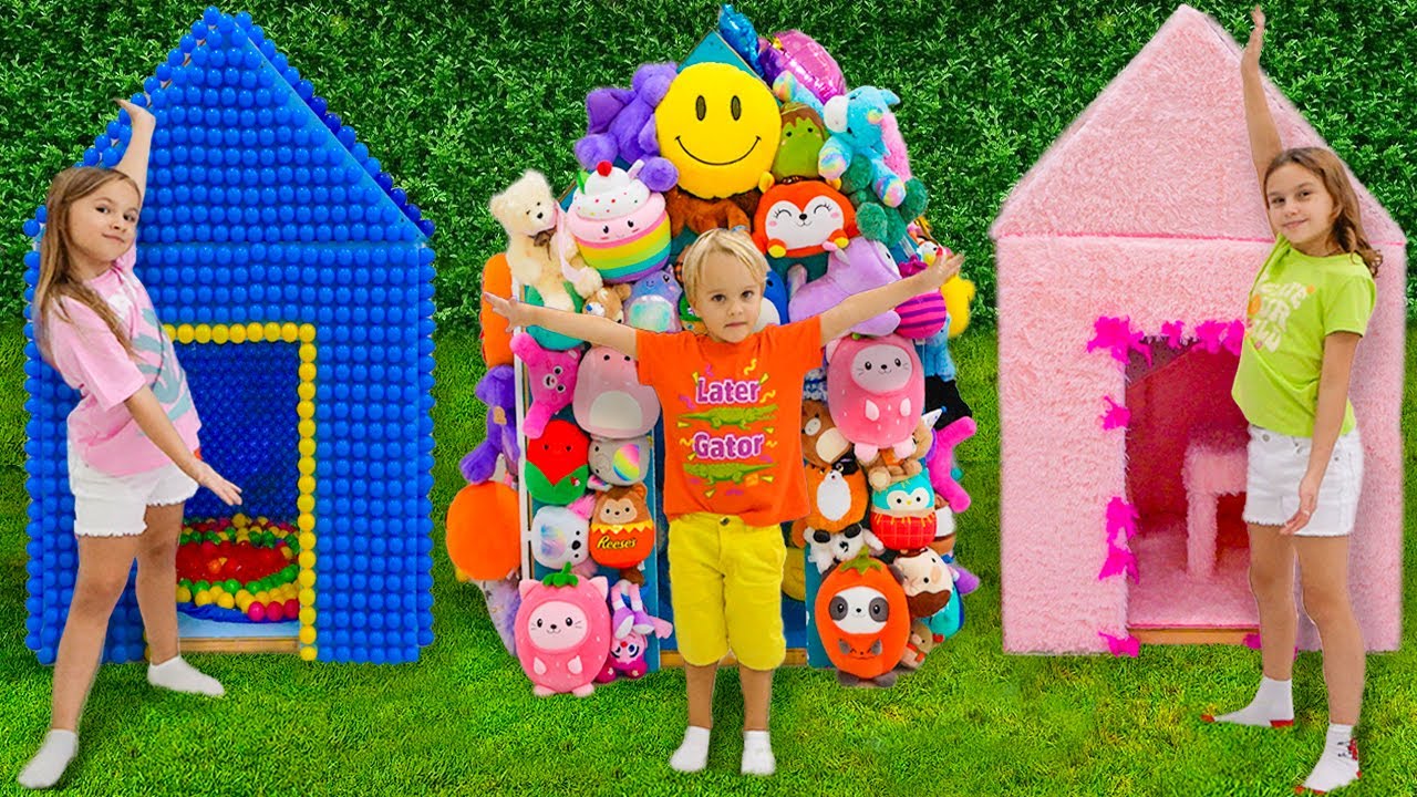 Chris e seus amigos decoram teatros para crianças - YouTube