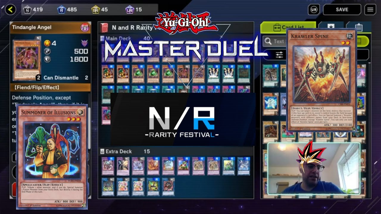 YuGiOh Master Duel N/R Rarity Festival - Krawler Deck Profile - YouTube