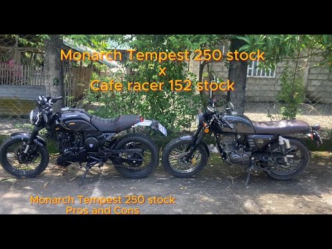 Monarch Tempest Review + 1st modify x Cafe Racer 152 difference - YouTube