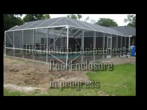 How to Build a Pool Cage Enclosure - by FDR Custom Enclosures - YouTube
