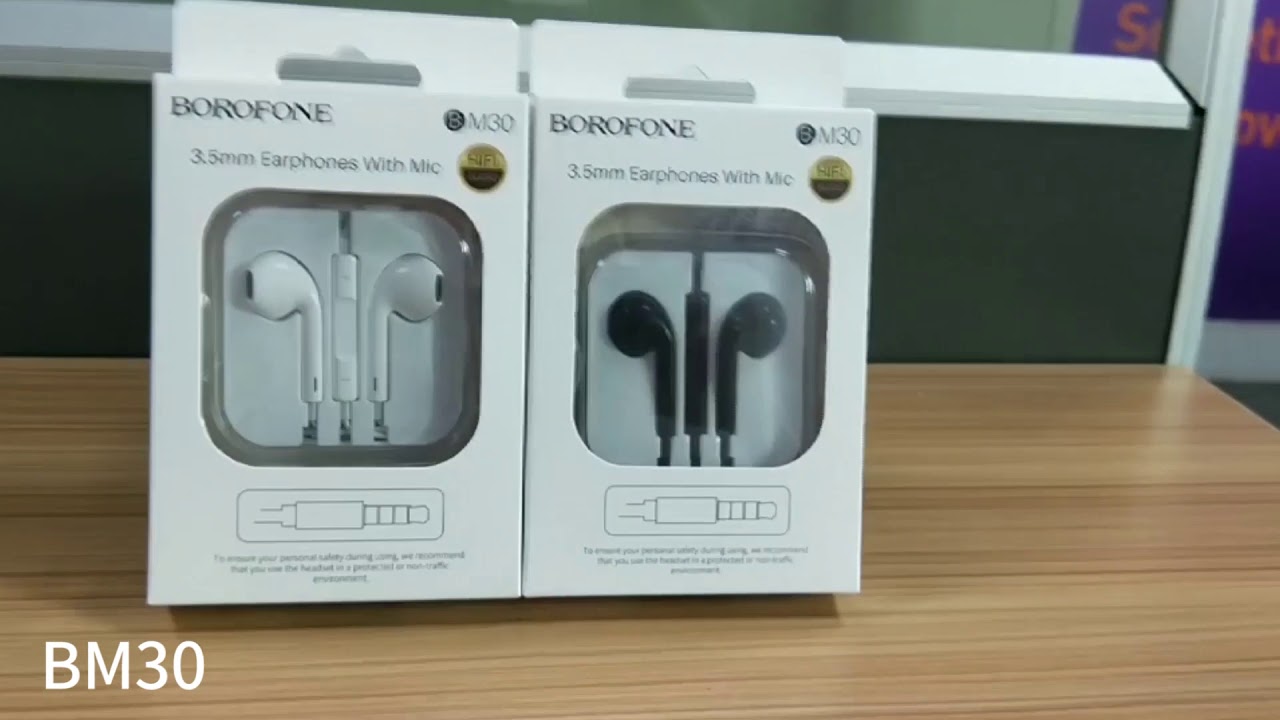Наушники BOROFONE BM30 V2 - YouTube