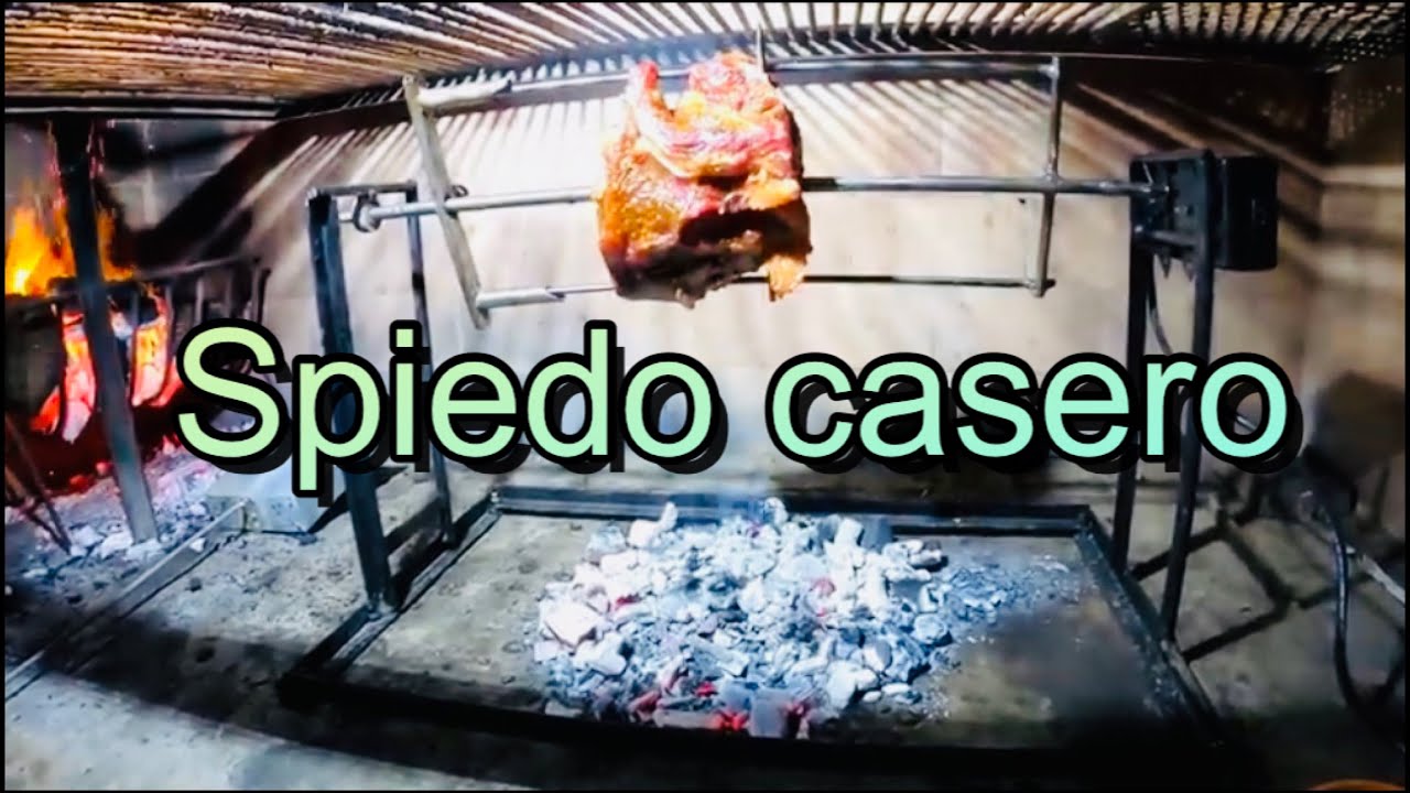 👉Spiedo casero para la parrilla , fabricado con chatarra😃[Electrico🔌]👌 ...