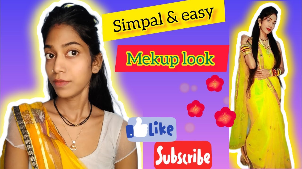 🫶simple & easy 👄 mekup look💃| step by step👆 mekup..... - YouTube