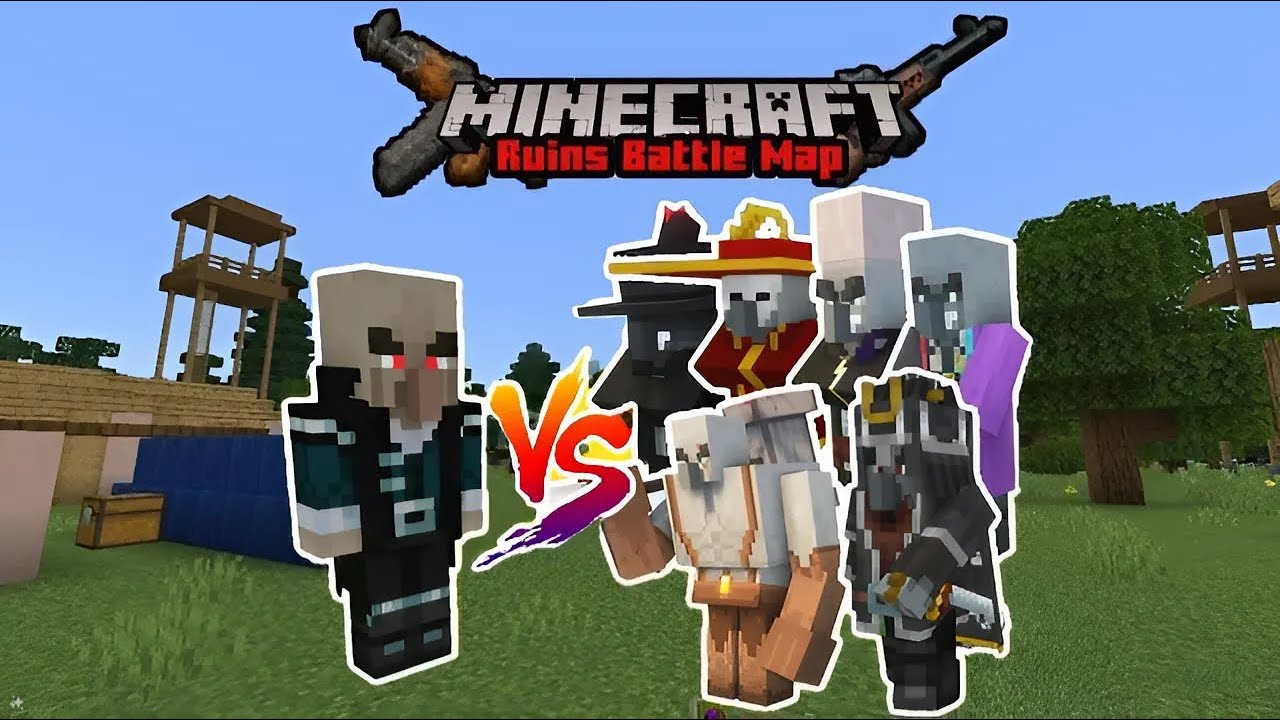 Necromancer Takes On Villainous Six In EPIC Minecraft 1.20.1 Battle ...