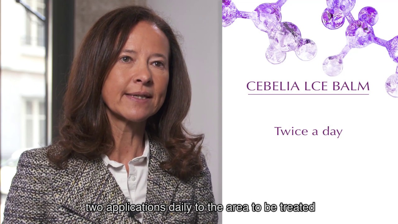 Application of CEBELIA LCE Balm after thread lift - YouTube