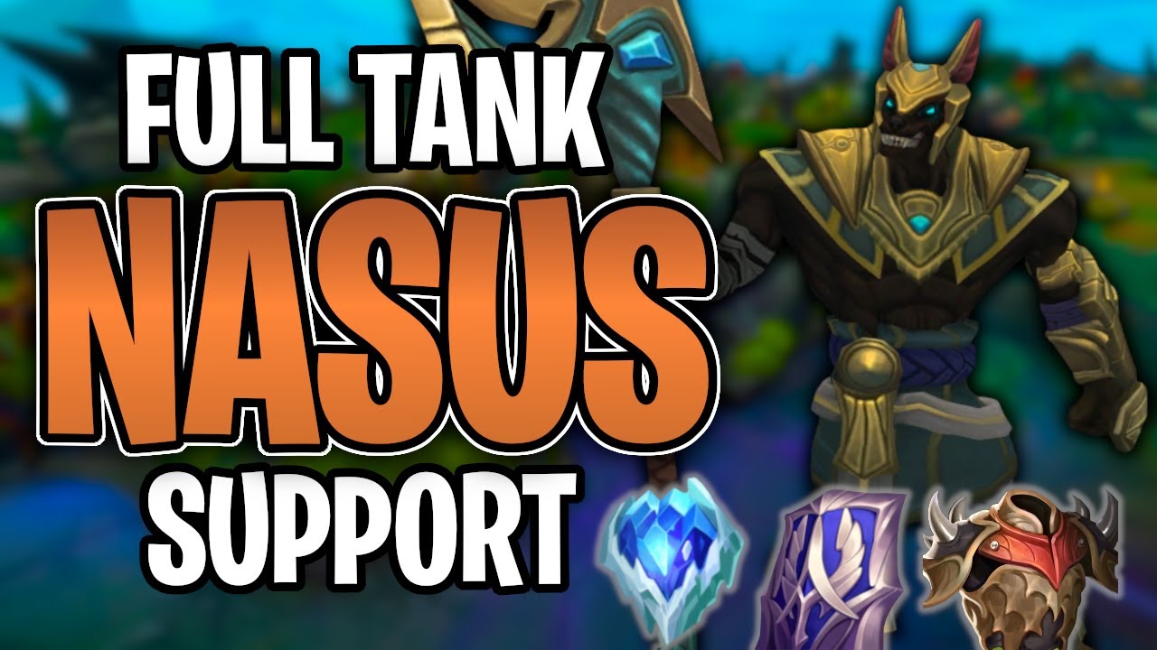 NASUS SUPPORT Is The BEST Pick Against A Full AD Team (No Commentary ...