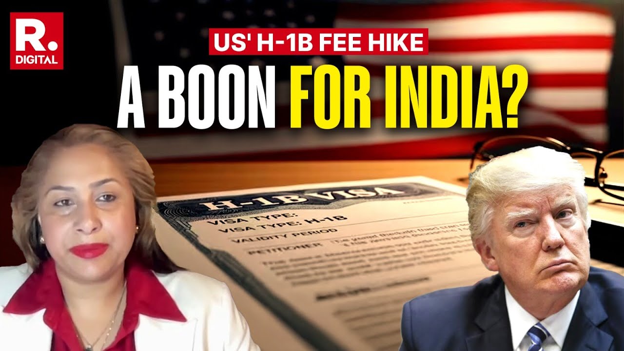 Will Trump's H-1B Visa Fee Hike Prove Beneficial For India? | Purnima ...