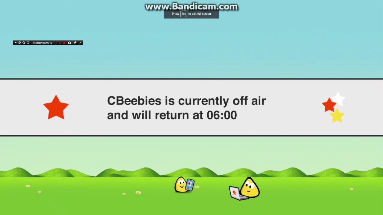 CBeebies closedown - YouTube