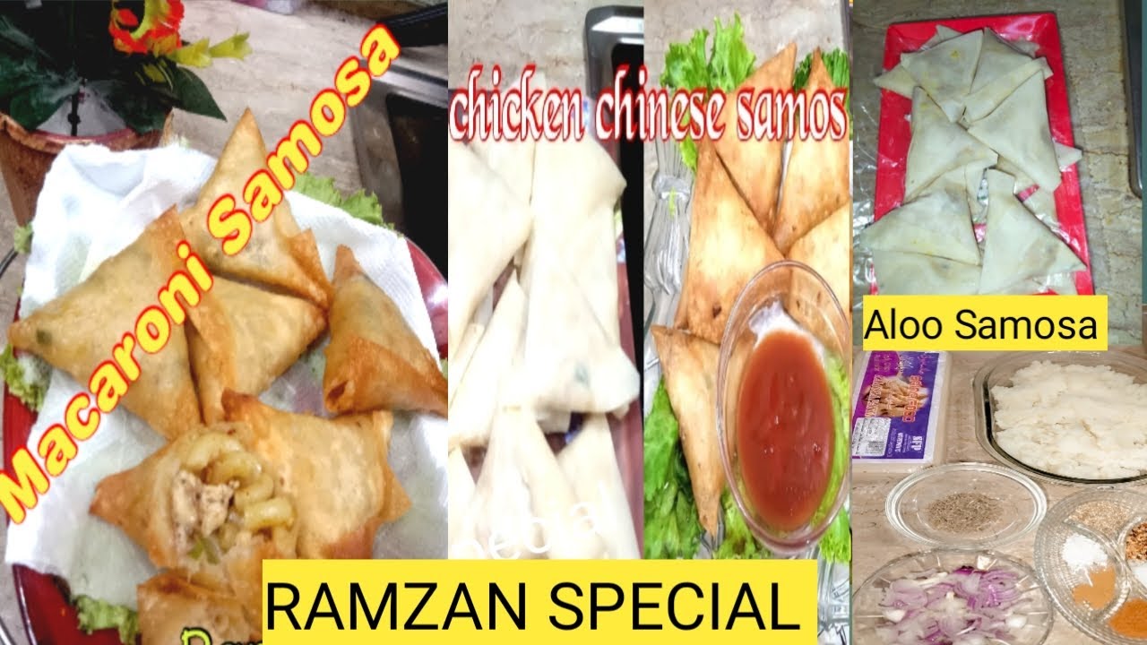 3 Delicious Samosa Recipe |Chicken Chinese Samosa |Aloo Samosa |Macroni ...