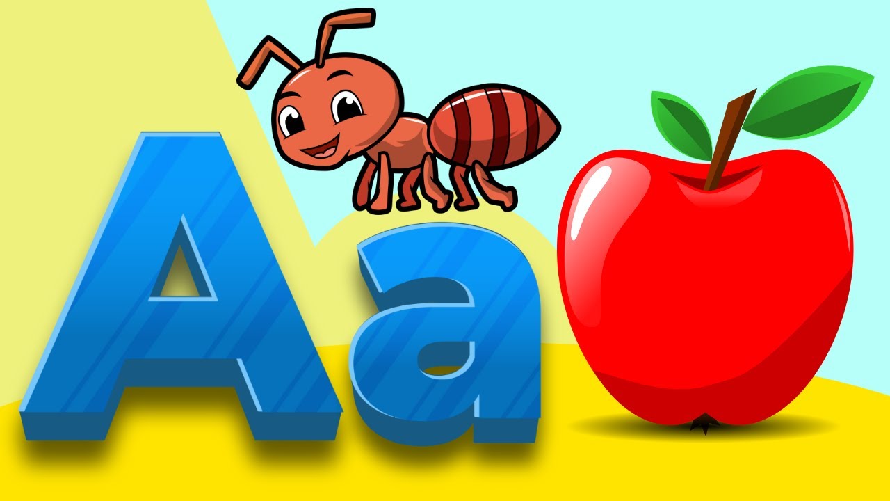 Phonics Song with two words | A is for ant | Phonics song a to z ...