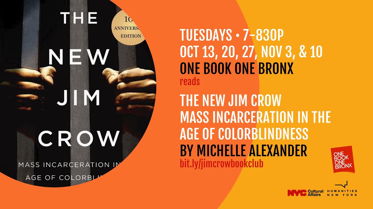 One Book One Bronx: The New Jim Crow - 10/13/2020 - YouTube