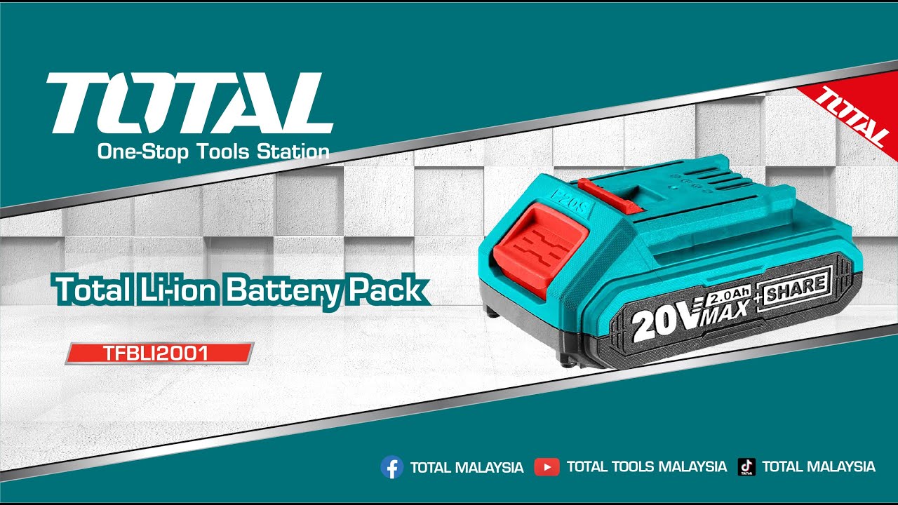 TOTAL NEW 20V Lithium ion Battery Products - YouTube