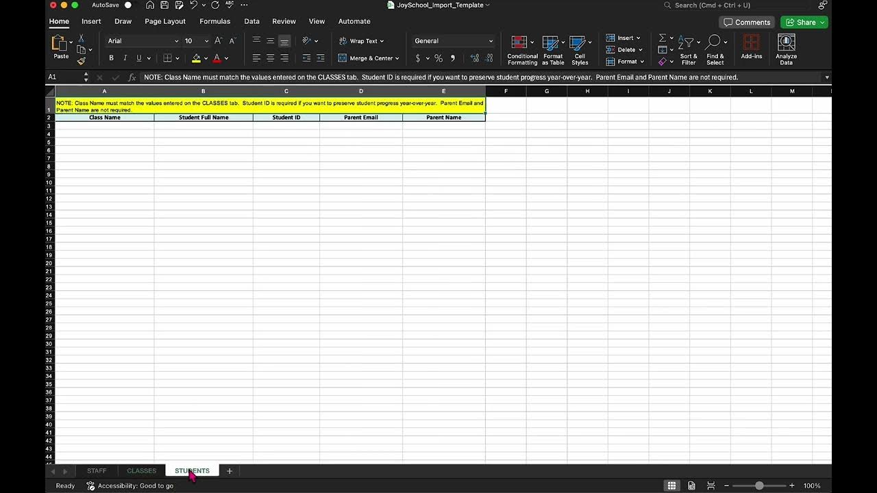 CSV Rostering for Admins, Joy School English - YouTube