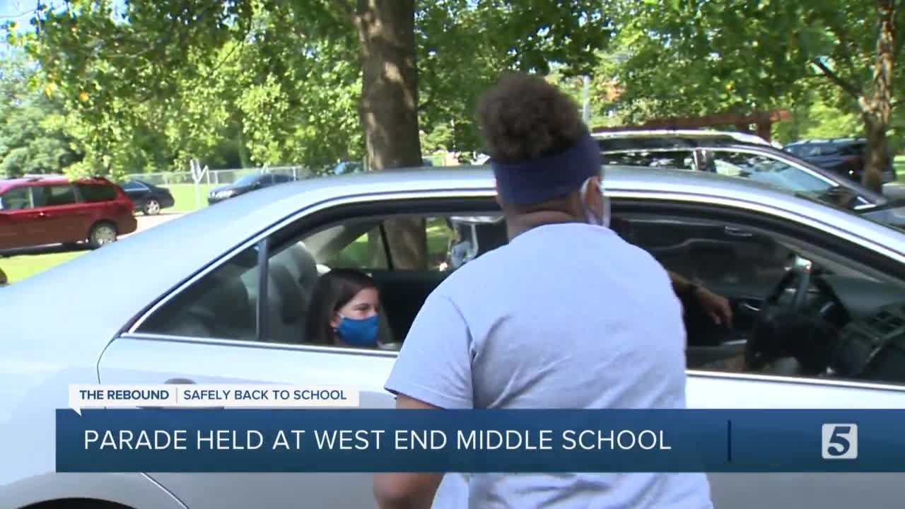 Parade held at West End Middle School - YouTube