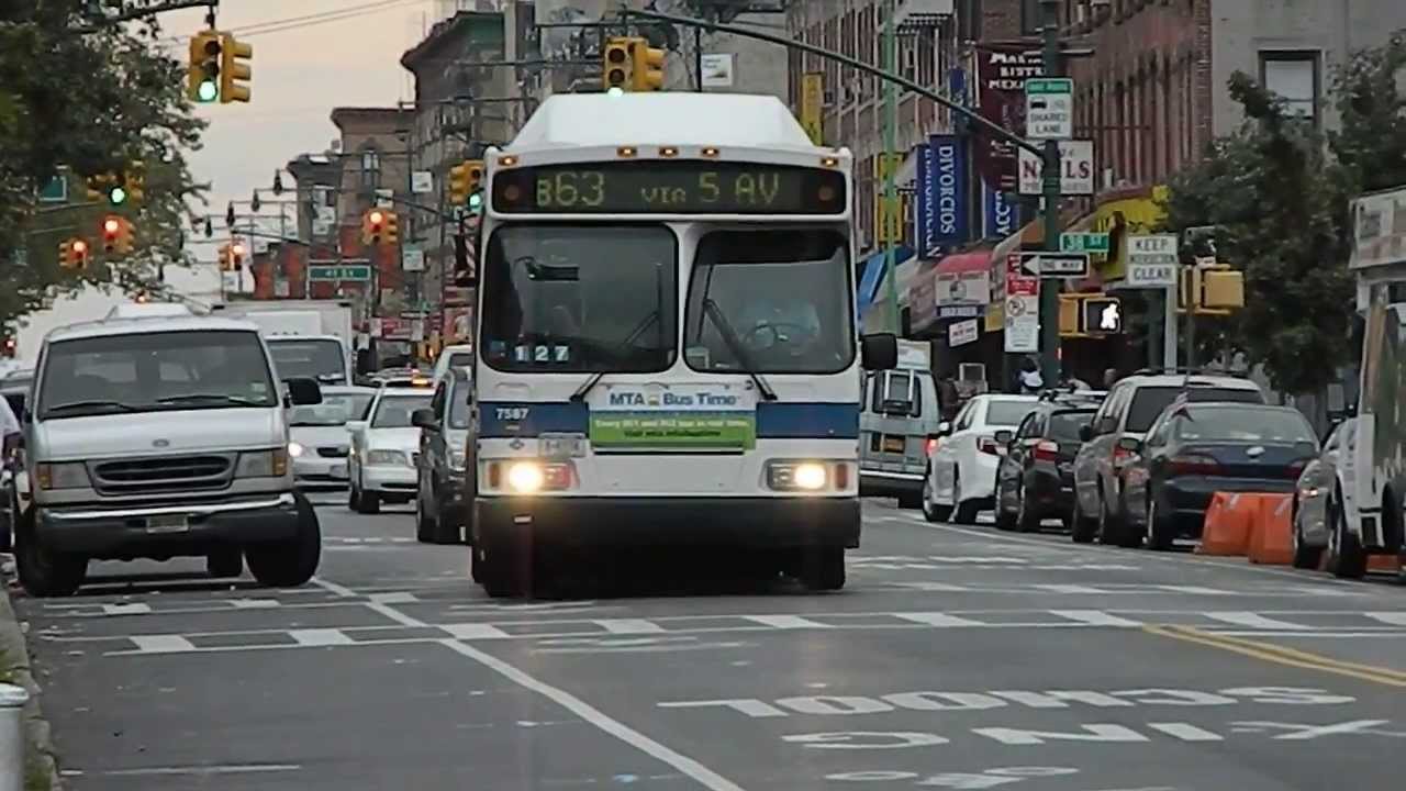 MTA New York City Bus 2003 DaimlerChrysler Orion 07.501 Gen-I CNG #7587 ...