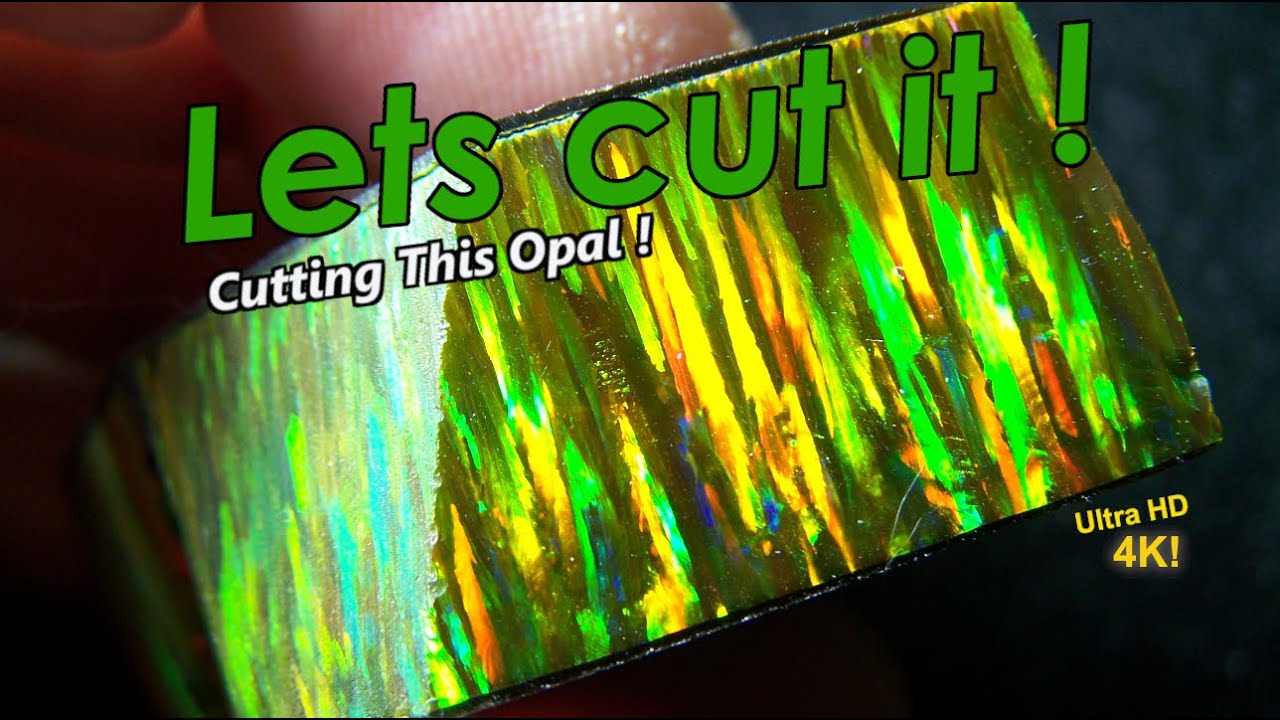 Black Opal Taking a chance Is it worth it! Cutting Polishing Uncut Gems ...