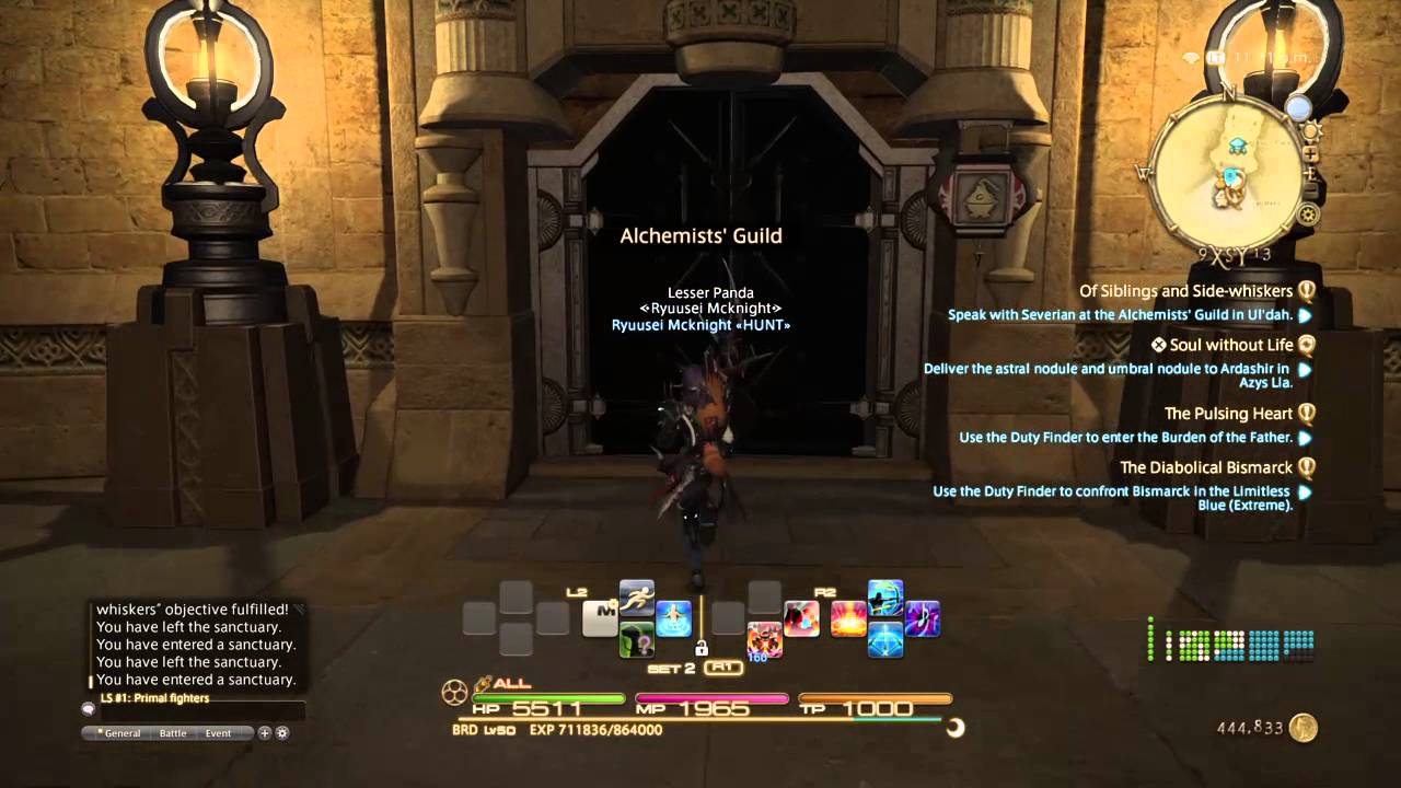 FINAL FANTASY XIV - Moogle Post Jandelaine Quest - YouTube