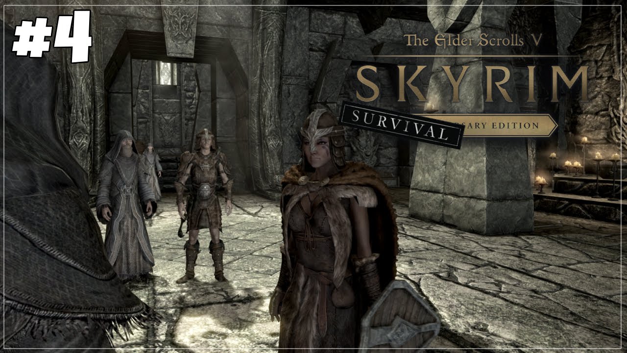 Up The 7000ish Steps | Skyrim Survival Mode | Part 4 - YouTube