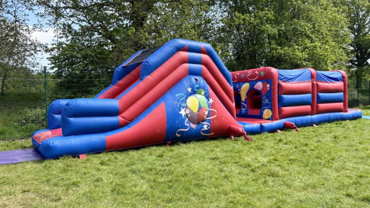Customized Giant Outdoor Inflatable Adult Assault Course Rush Obstacle ...