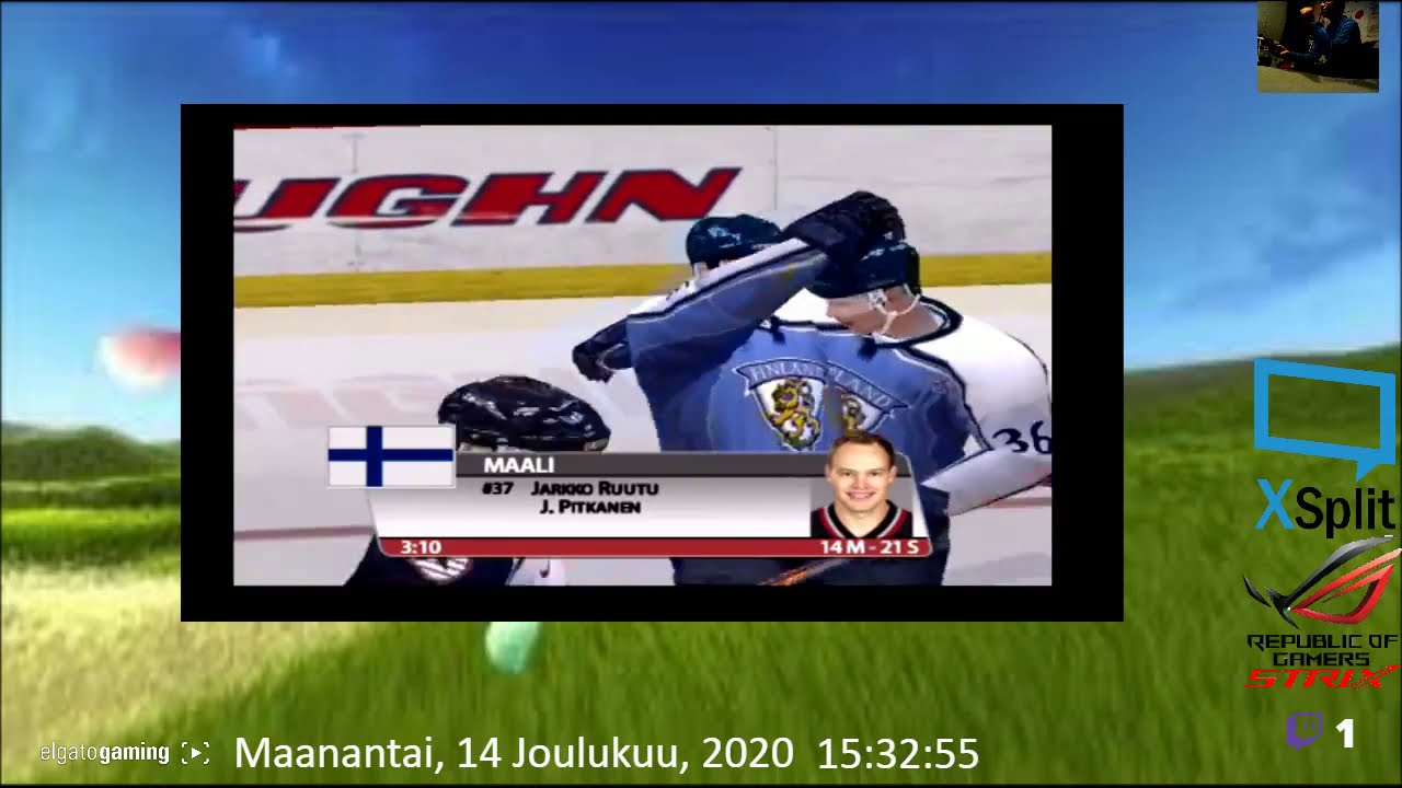 PS2 - NHL 2005 pelaamista. - YouTube