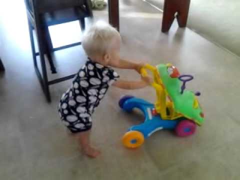 Max walking with his walker first time - YouTube