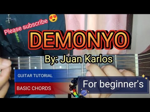 Demonyo Juan Karlos Guitar Tutorial For Beginner's [ EASY CHORDS] 🎸🎸🎸 ...