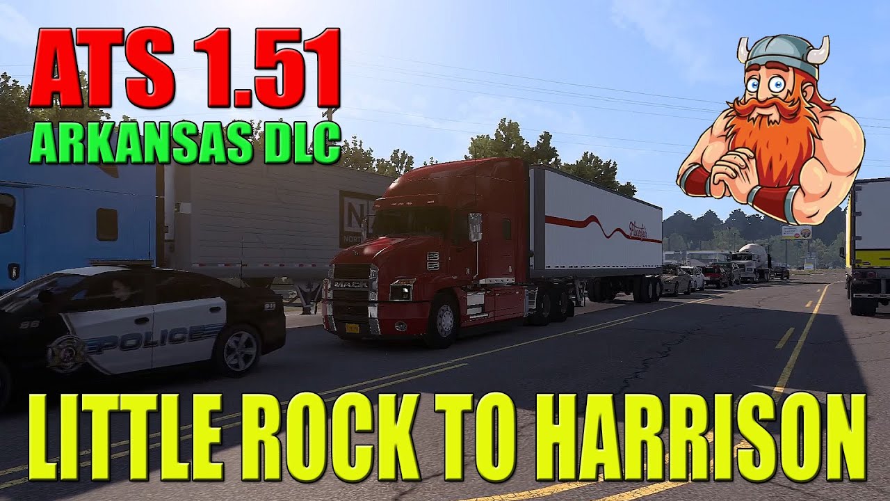 ATS | ARKANSAS DLC - Nueces de Little Rock a Harrison (+Links) # ...