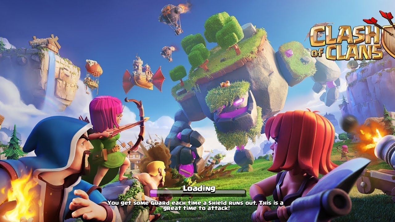 clash of clans game play attack on a small village of clans #clash of ...