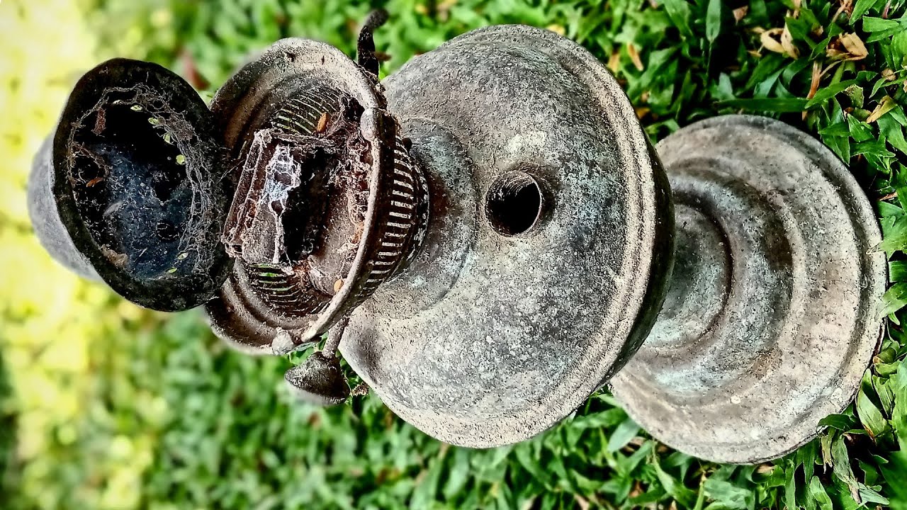Oil Lamp 1930 Restoration Perfect | Old Brass Oil Lamp Restoration ...