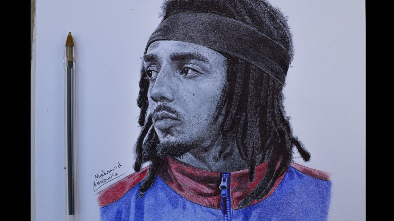 Jules Koundé drawing - FC Barcelona Player - YouTube