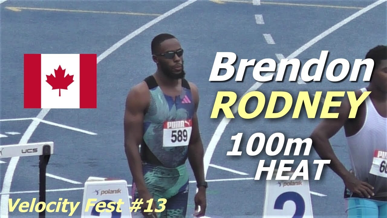 Canada Brendon RODNEY | Rohan WATSON | Jazeel MURPHY | MEN 100m HEAT 7 ...