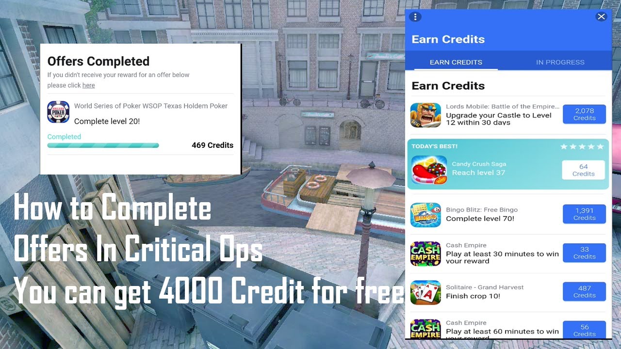 Critical Ops | How to Complete Offer in Critical ops (You can get more ...