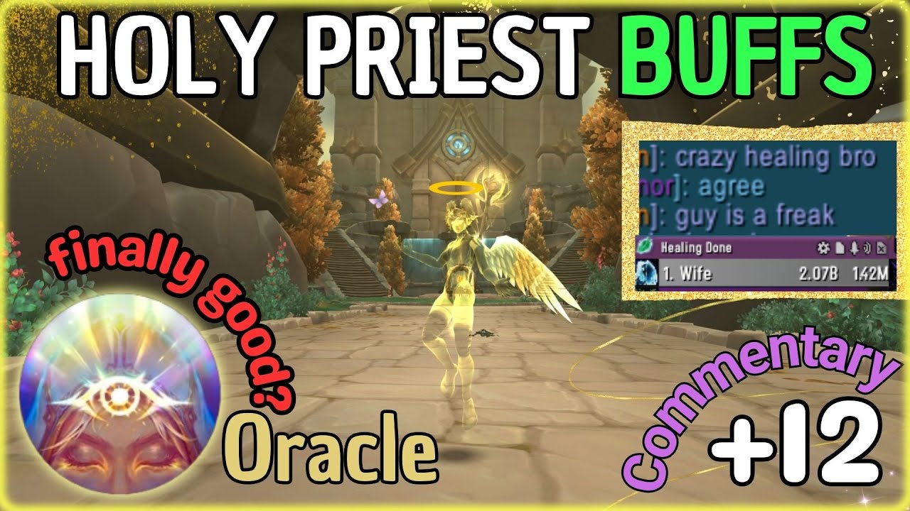 Holy Priest Buffs POV ♥ M+ Commentary ♥ Is Holy good now? ♥ +12 Priory ...