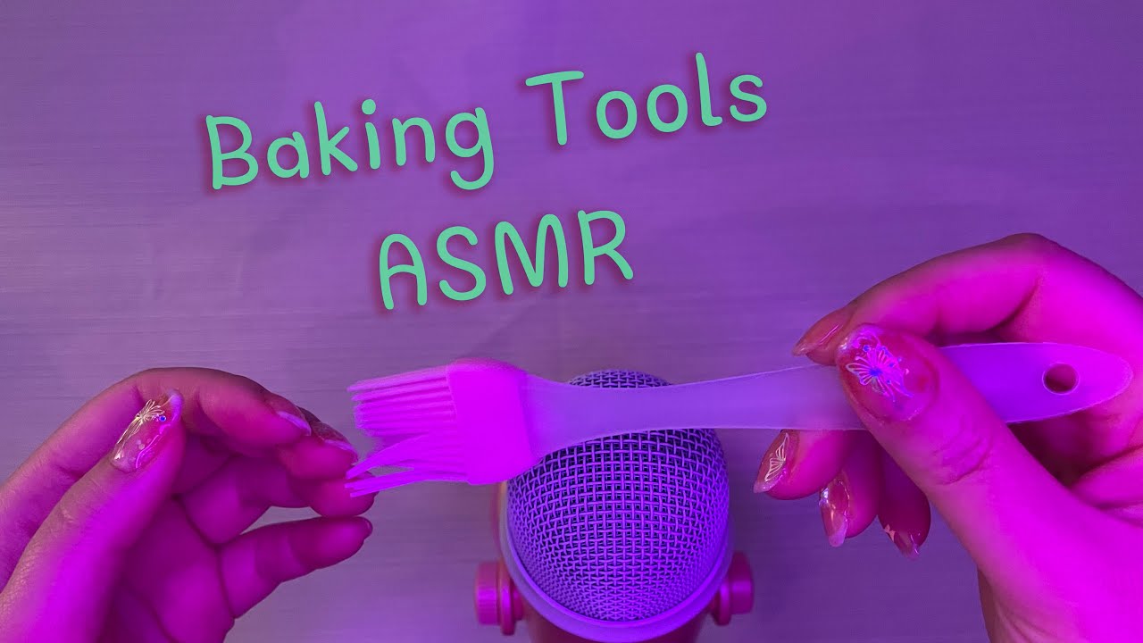 Baking Tools I use ASMR 🥯/ Up Close asmr for Tingles and Sleep 😴/ (No ...