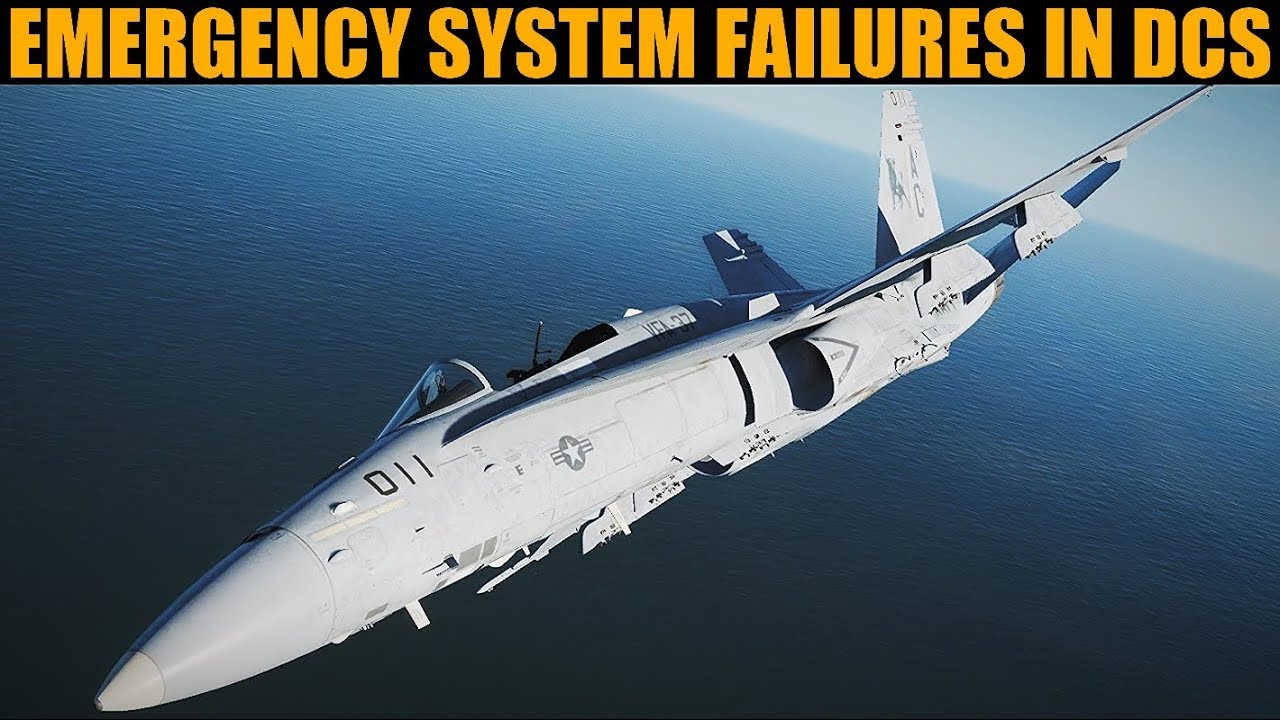 Flying Basics: Random Emergency System Failures In DCS WORLD - YouTube