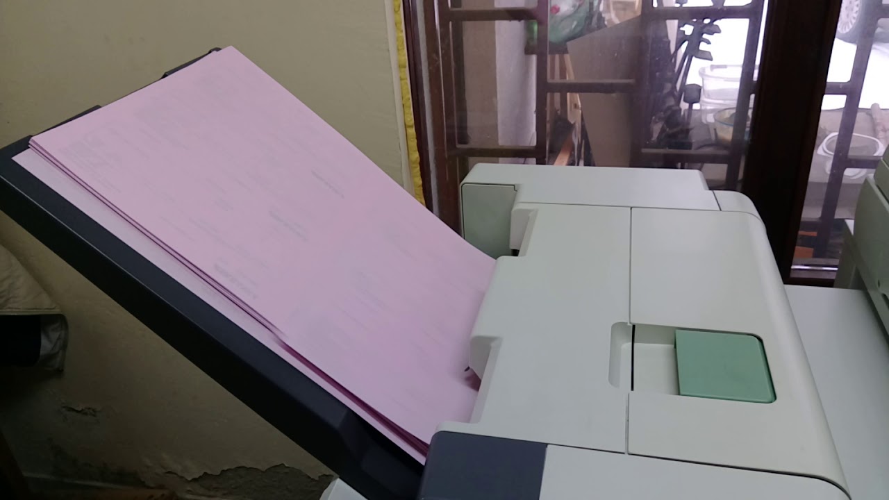 RISO X1 COMCOLOR 7150 NCR stampa - YouTube