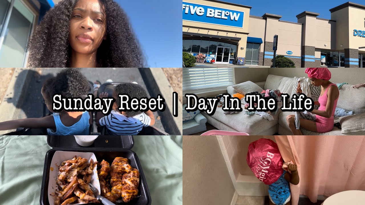 Sunday Reset | Five Below + Ross | Spend The Day With Me | Cleaning ...