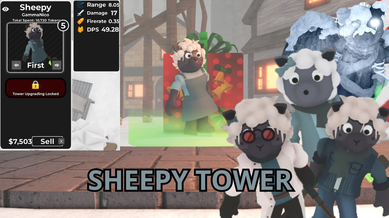 SHEEPY TOWER + NEW SKINS SHOWCASE | Piggy: Towers - YouTube